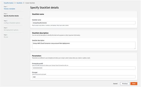 Stackset Deployment Censys Unified Cloud Connector