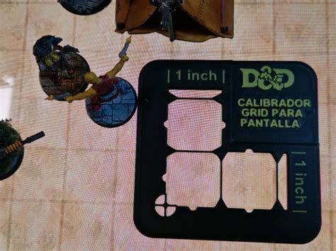 grid ruler and calibrator for dandd map screens by fran solo makerworld