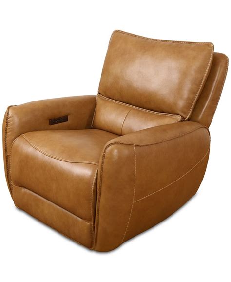 Furniture Derban 40 Leather Zero Gravity Recliner Created For Macys