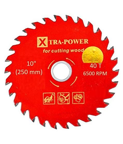 Buy Xtra Power Tct Saw Blade 10 Inch Wood Cutting Blade