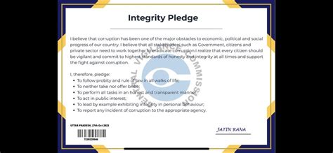 Jatin Rana On Linkedin Integritymatters Anticorruption Vigilanceawareness Corruptionfreeindia