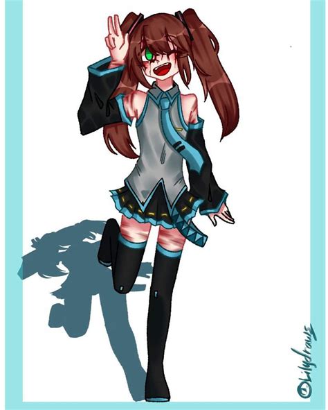 Sally Cosplays As Hatsune Miku♥ ├creepypasta™┤ Amino