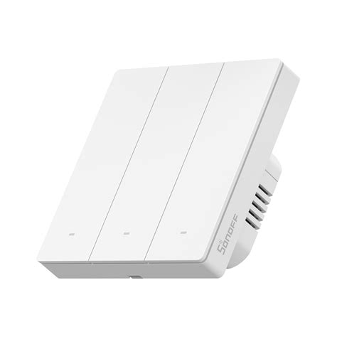 Interruptor Triple Pared Pulso M5 80 3c Blanco Smart Wifi Sonoff Sonoff