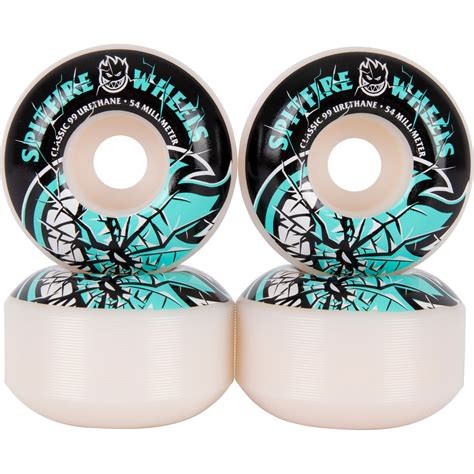 Spitfire Bighead Shattered 99 Skateboard Wheels White 54mm