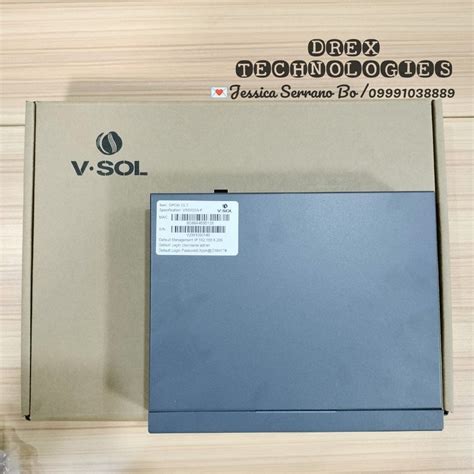 Vsol V1600gs Gpon Olt 1 Port Built In Gpon Sfp Module Computers And Tech