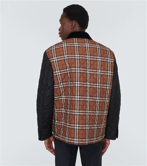 Burberry Checked Quilted Jacket Burberry