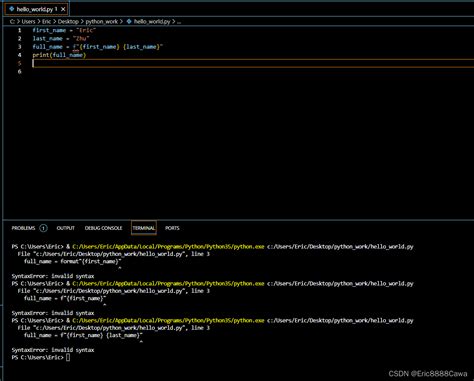 f字串符显示syntaxerror invalid syntax csdn博客