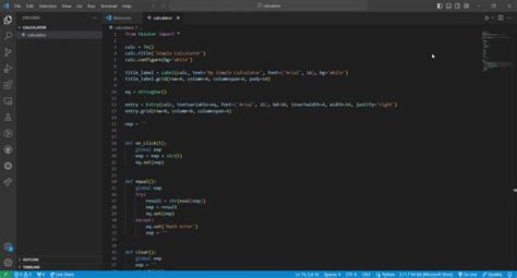 Completed A Python Project For Calculator Aswani Talupula Posted On