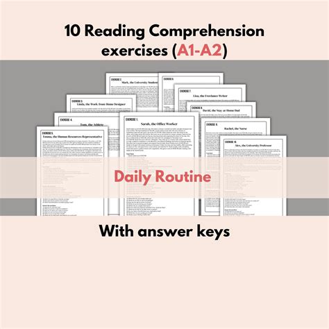 Pcs Reading Comprehension Exercises For A A Level Learners ESL Worksheets For English