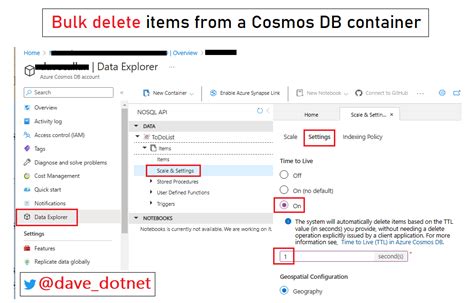 How To Bulk Delete All Items In Cosmos Db Container From The Azure Portal Razure