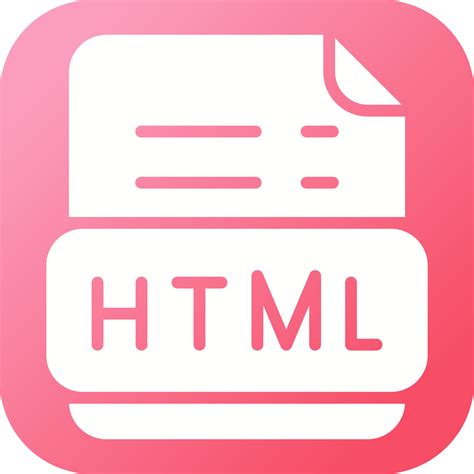 Html Vector Icon 26670408 Vector Art At Vecteezy