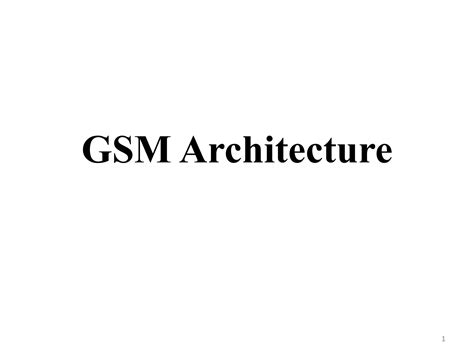 gsm archtecture ppt mobile computing ppt ppt