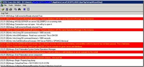 Could Not Retrieve A Valid Database Or Server Scenario For This Install