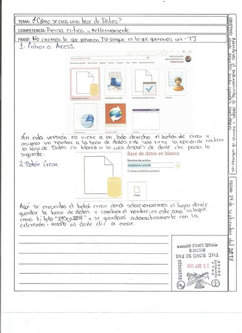 Cómo se crea una Base de Datos