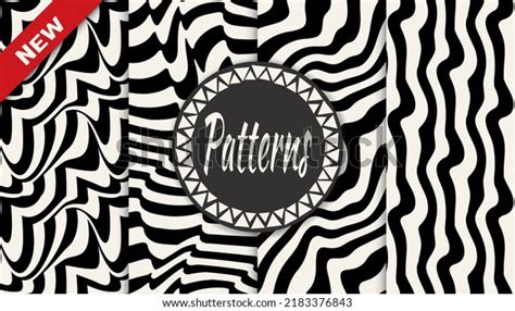 Abstract Weaves Seamless Background Pattern Set Stock Vector Royalty Free 2183376843