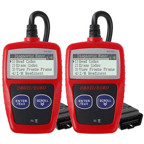 2PCS Car Fault Code Reader Scanner Code Reader I/M Readiness Accurate Engine Diagnostic Scanner ...