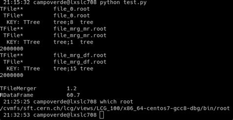 Low Performance Merging Files With Rdataframe Plus Multiple Cycles Root Root Forum