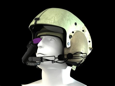 3ds Apache Ah 64 Pilot Helmet