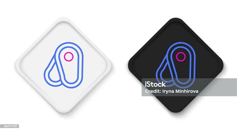 흰색 배경에 고립 된 라인 스테이크 고기 아이콘 다채로운 개요 개념 벡터 고기에 대한 스톡 벡터 아트 및 기타 이미지 고기