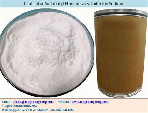Captisol Or Sulfobutyl Ether Beta Cyclodextrin Sodium Or Betadex Sulfobutylether Sodium
