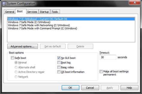 Safe Mode With Command Prompt Add To Windows Boot Manager Screen