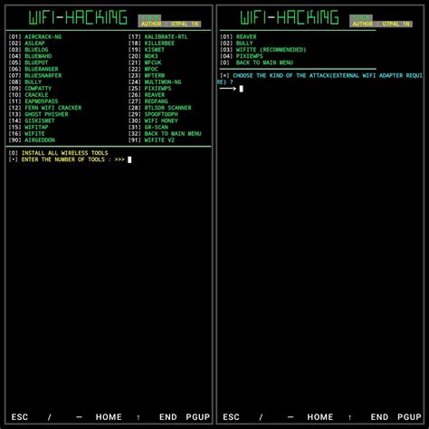 H3x Cyber Security Tool For Hacking Wireless Connections Using Built