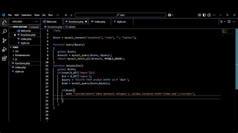 Tutorial Delete Data Php Laragon Youtube