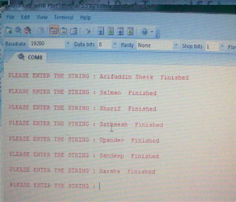 lcd control using uart serial port electronics circuits and projects
