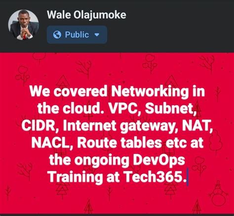 wale olajumoke on linkedin devops aws cloudcomputing tech365