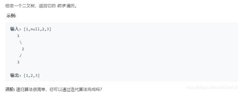 二叉树的前序遍历——迭代算法实现前序遍历迭代实现 Csdn博客