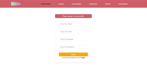 GitHub Aamirkhan Adobe App Adobe Media Is A Social Media Platform Where Users Must Log In