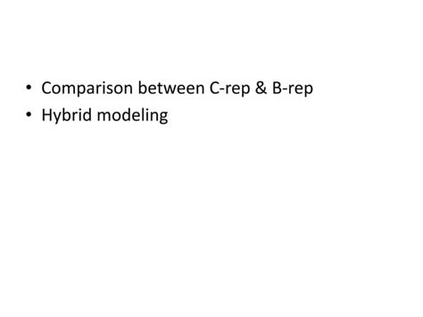 geometric modeling pptx