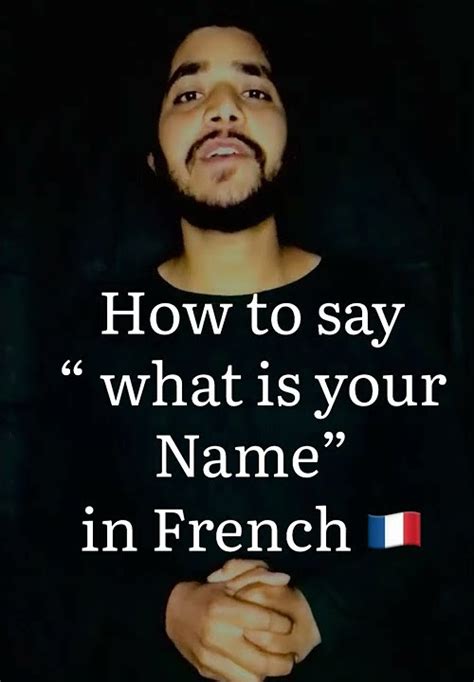 How To Say”whats Your Name In French 🇫🇷learn French With Kabir