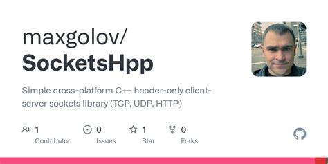 Github Maxgolovsocketshpp Simple Cross Platform C Header Only