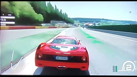 Ferrari F40 200KMH in Assetto Corsa (exhaust flames at the end) - YouTube