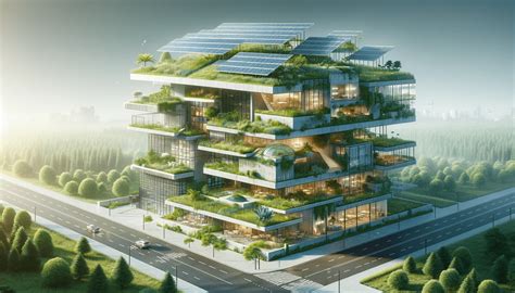 Renders De Ia Visualizando La Arquitectura Sustentable Del Futuro