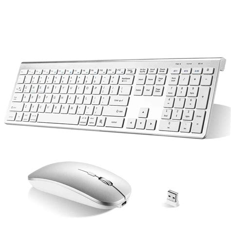 Rechargeable Wireless Keyboard Mouse Urbanx Slim Thin Low Profile Keyboard And Mouse Combo With