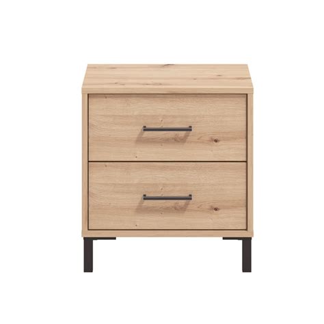 Dedeman Noptiera Vienne No2f Cu 2 Sertare Stejar Artisan 48 X 40 X 52 Cm 1c Dedicat