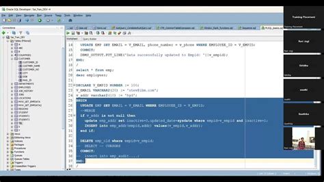 Plsql Coding Using Variables With Multiple Tasks Youtube