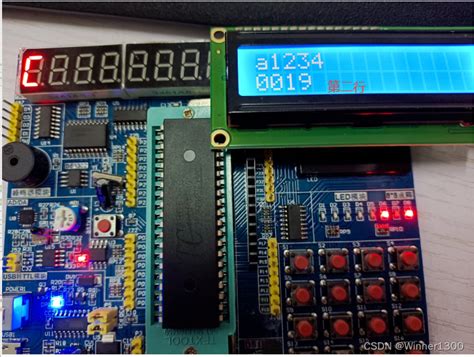 使用lcd1602字符型液晶模块实现四位数动态显示 Csdn博客