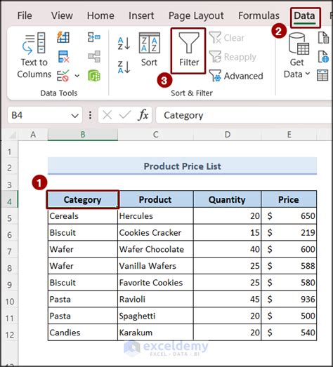 How To Add Filter In Excel 4 Simple Methods Exceldemy