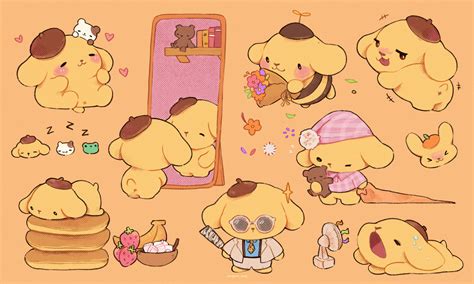 Sonshine Arts Nanami Kento Pompompurin Jujutsu Kaisen Sanrio Highres Procreate Medium