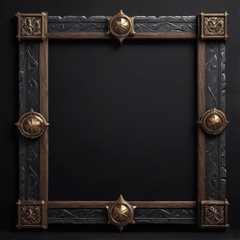 Medieval Gui Frame Premium Ai Generated Image