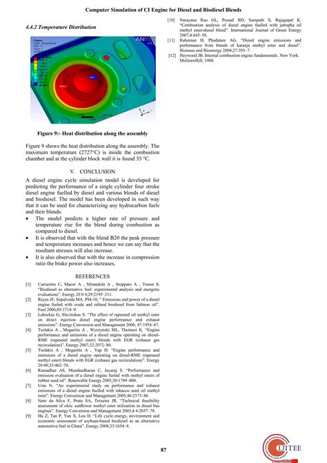 Computer Simulation Of Ci Engine For Diesel And Biodisel Blends Pdf Physics Science