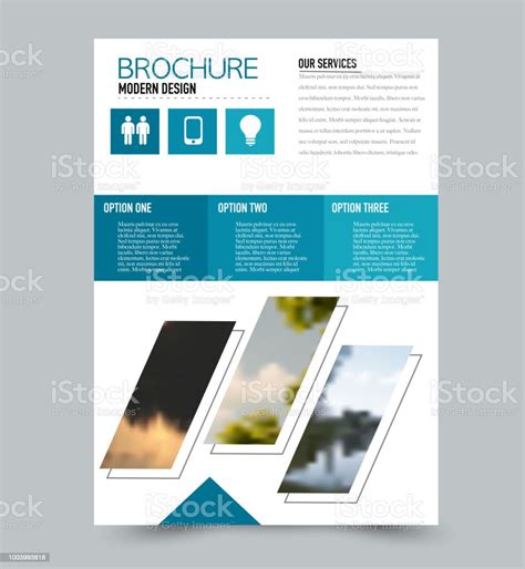 블루 전단지 디자인 서식 파일을 이미지에 내장 비즈니스 교육 프레 젠 테이 션 광고에 대 한 소책자 기업 아이덴티티 스타일