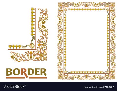 Certificates And Awards Borders Tiled Frame Vector Image