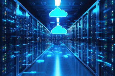 Cyber Security And Cloud Data Center Network Management Digital Safety System Protection