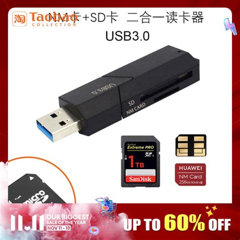 Nm Card Sd Card Tf Card Reader For Huawei Nano Card Usb30 High Speed Readwrite Memory Card