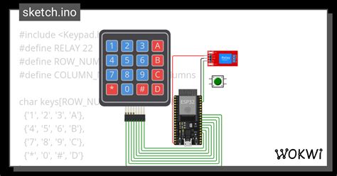 Keyboard Relay Wokwi Esp32 Stm32 Arduino Simulator