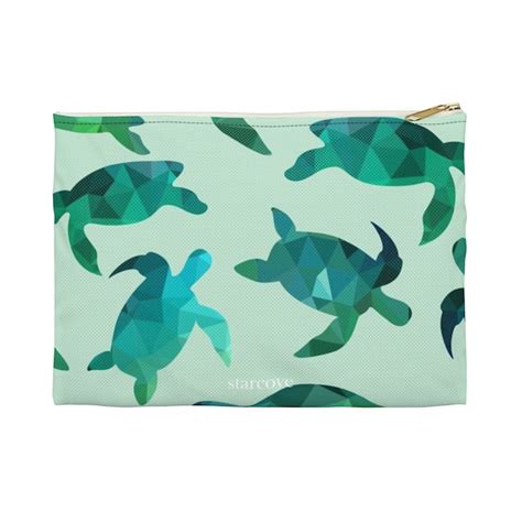 Sea Turtle Makeup Bag Etsy